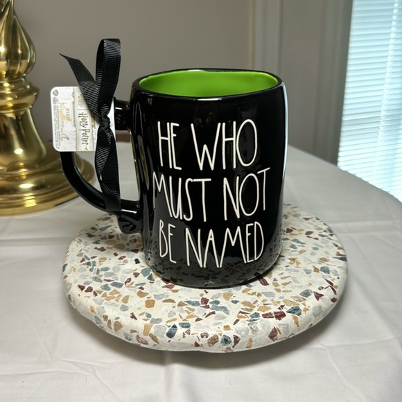 Rae Dunn | Dining | Copy Rae Dunn He Who Must Not Be Named Coffeetea ...